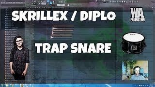 Skrillex / Diplo Style Trap Snares FL Studio Tutorial | W. A. Production