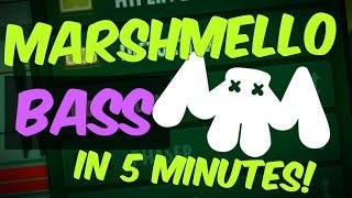 Make Marshmello Signature Bass In 5 Minutes! | W. A. Production